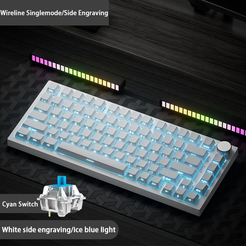 AJAZZ Wired Mechanical Keyboard with Volume Knob – Issa Tech